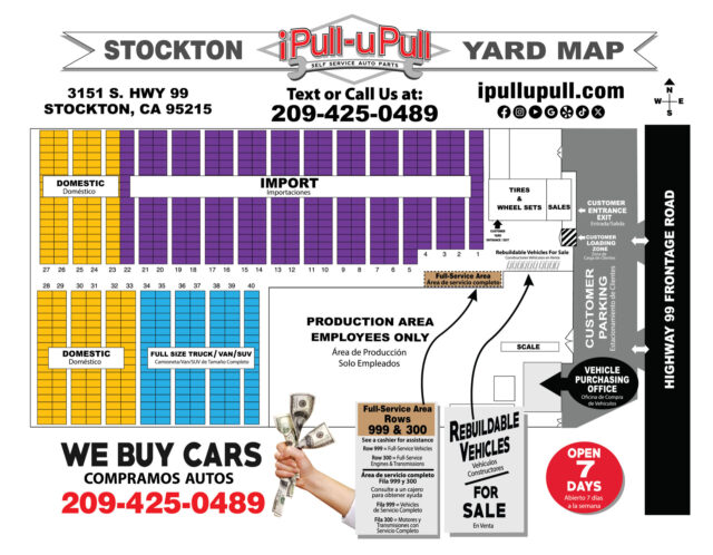 Stockton Junkyard: Wrecking Yard & Cash for Cars in Stockton, CA